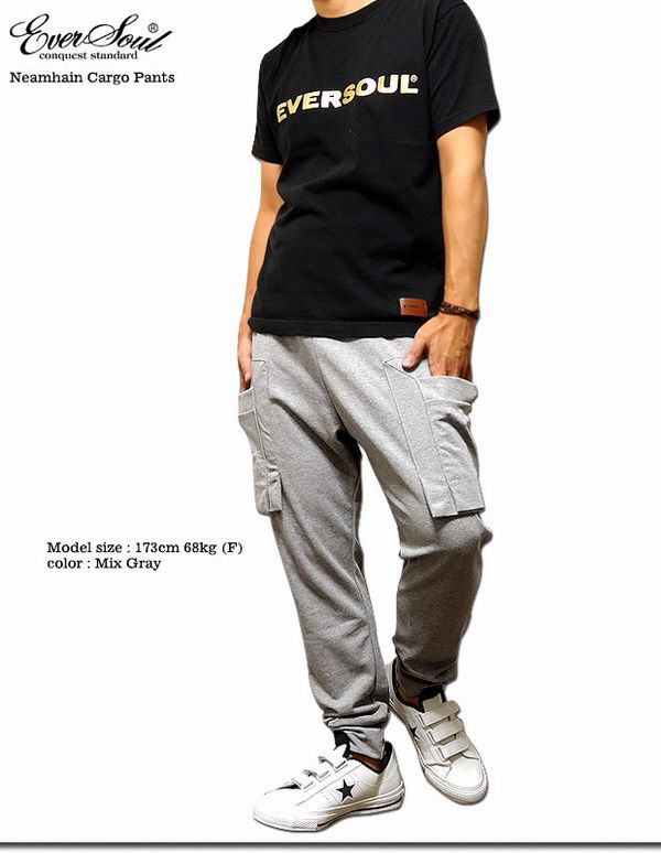 カーゴパンツ ボトムス パンツ メンズファッション 鹿の子素材 サラッとした履き心地 Good 大きなカーゴポケット 特徴的 使い勝手抜群