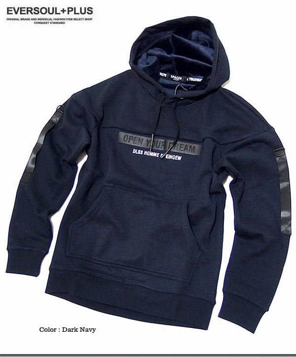 パーカー トップス メンズファッション ベロア風 シャギー裏地 暖かく滑らか 極上着心地 厚盛ロゴプリント メンズプルパーカー 滑らか