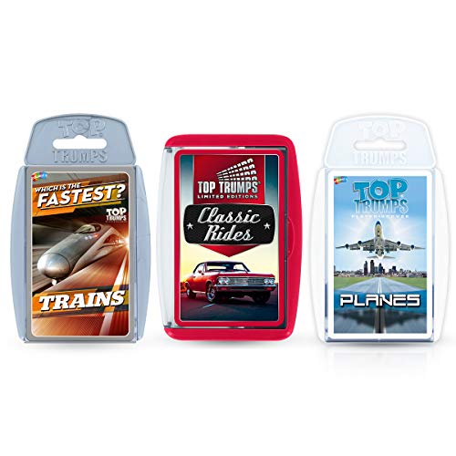 海外カードゲーム 英語 アメリカ Planes, Trains, Automobiles Top Trumps Card Game ...