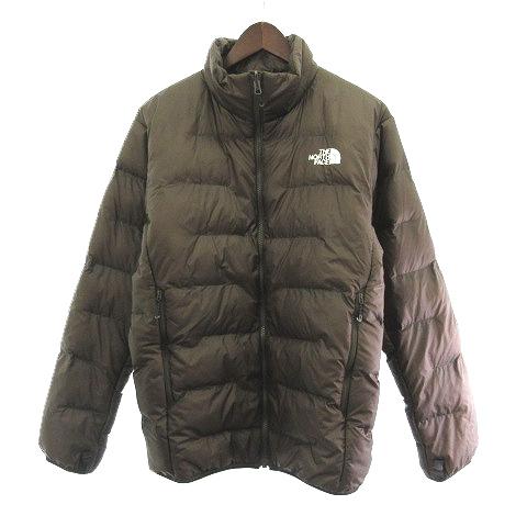 【中古】ザノースフェイス THE NORTH FACE NY82101R 中綿ジャケット ナイロンジャケット ジップアップ ブラウン 茶 M メンズ