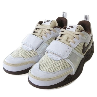 【中古】未使用品 ナイキ NIKE HQ3073-100 Travis Scott Zoom Field Jaxx ズーム フィールドジャックス 26.5cm ☆AA★