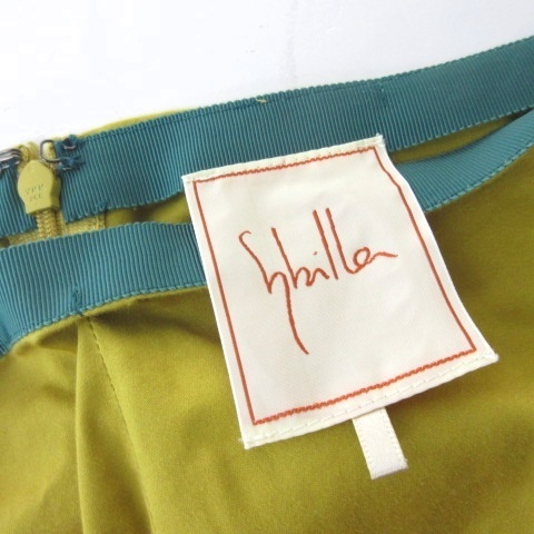 中古】シビラ SYBILLA GBLGA-01330 コットンサテンフレアパンツ ワイド