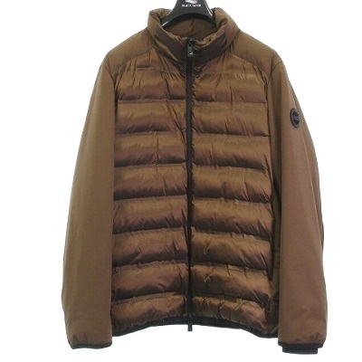 【中古】未使用品 ブラックサンド BLACK SAND タグ付き 中綿ジャケット ブルゾン モカ 茶 ブラウン 3XL ■GH メンズ