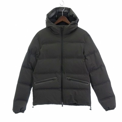 【中古】ヘルノ HERNO ラミナー ストレッチダウンジャケット ブルゾン グレー 46 M位 メンズ
