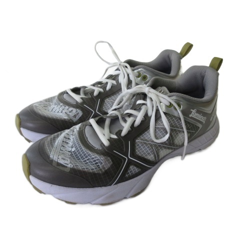 【中古】ヘルノ HERNO 33062-351 SH002UL SHOE1 LAMINAR ラミナー SCARPA スニーカー シューズ シルバー 41 25.0 25.5cm相当 メンズ