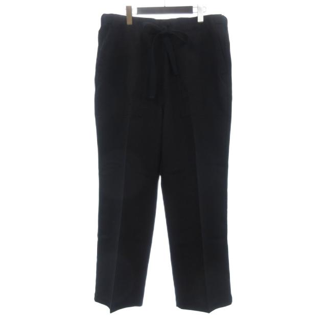 【中古】レインメーカー RAINMAKER カラテパンツ KARATE PANTS パンツ スラックス ワイド センタープレス 黒