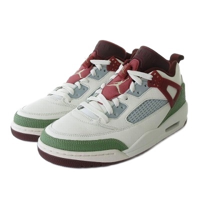 【中古】未使用品 ナイキ NIKE 新品同様 FJ6372-100 ジョーダンスパイジーク JORDAN SPIZIKE LOW ホワイト系 26.5cm
