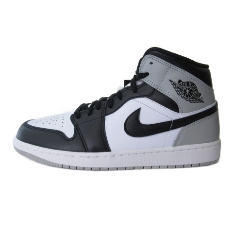 【中古】未使用品 ナイキ NIKE タグ付き DQ8426-101 AIR JORDAN 1 エア ジョーダン 1 MID ホワイト ライトスモークグレー 27  メンズ