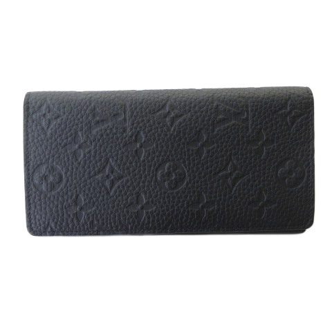 【中古】ルイヴィトン LOUIS VUITTON M69038 モノグラム トリヨン ポルトフォイユブラザ レザー 長財布 ブラック