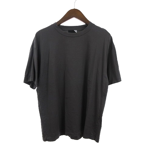 【中古】エイトン オーバーサイズTシャツ カットソー 半袖 スビンコットン 無地 KK.AG.IM.5015 チャコール 2 SM1の通販は ...