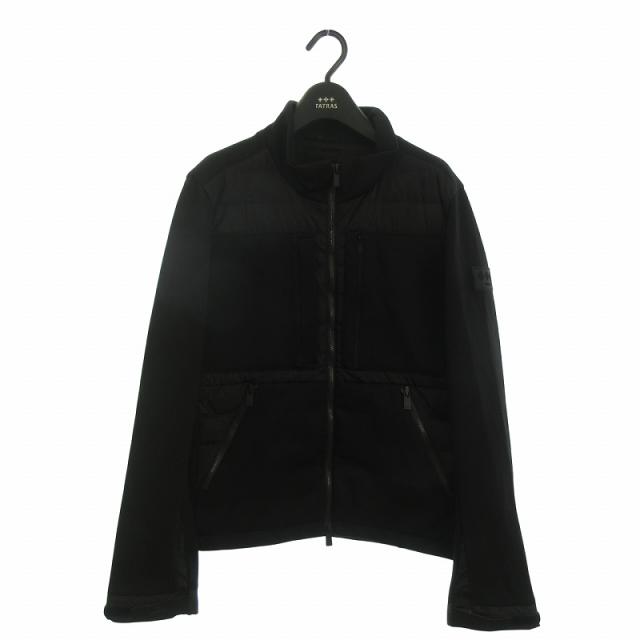 【中古】タトラス 22SS ジロム ZIROMU ライトダウンジャケット ジャージ ナイロン 異素材 切替 MTAT22S4811-D 黒 2