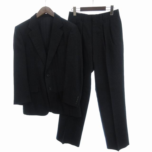 【中古】バーバリーズ Burberrys ヴィンテージ スーツ セットアップ テーラードジャケット 2B スラックス A5 紺