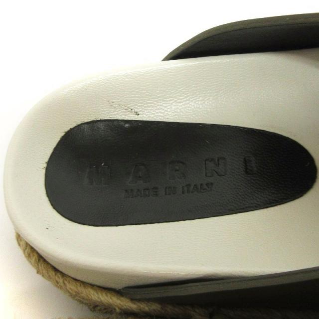 中古】マルニ MARNI フスベット サンダル エスパドリーユ クロス