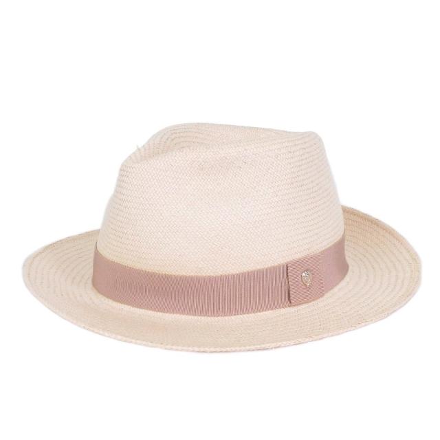 【中古】未使用品 ヘレンカミンスキー HELEN KAMINSKI タグ付き CACCA パナマハット つば広 ベージュ 帽子