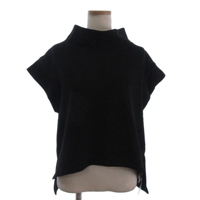 【中古】エレンディーク オフネックカットソー ノースリーブ バックジップ 512232710101-01 黒 ブラック F