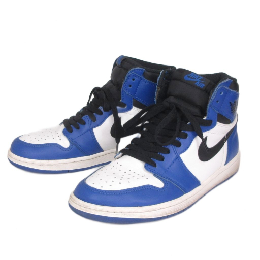【中古】ナイキ NIKE Air Jordan 1 Retro High OG Game  スニーカー ハイカット 555088-403 青 ブルー 27cm