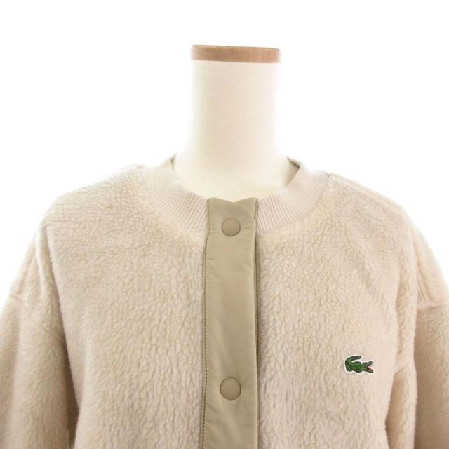 中古】ラコステ リラックスフィットボアブルゾン フリースジャケット