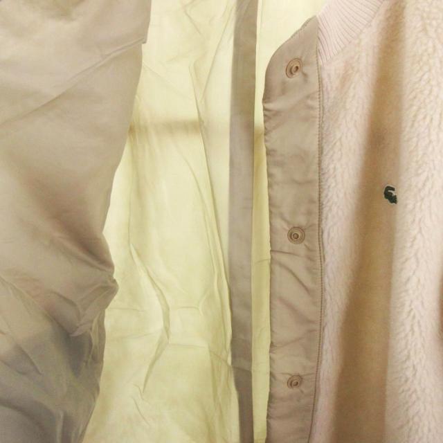 中古】ラコステ リラックスフィットボアブルゾン フリースジャケット