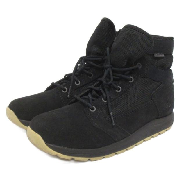 【中古】ダナー hobo別注 TACHYON 6 ショートブーツ スニーカー メッシュ スエード D620140 25.5cm 黒 メンズ