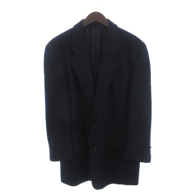 【中古】コムデギャルソンオムプリュス 美品 ヴィンテージ 89年製 アーカイブ テーラードジャケット シングル 2B 紺 M