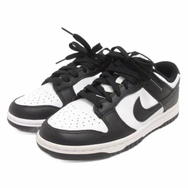 【中古】ナイキ NIKE 美品 ダンク LOW スニーカー パンダ DD1503-101 黒 ブラック 23cm レディース