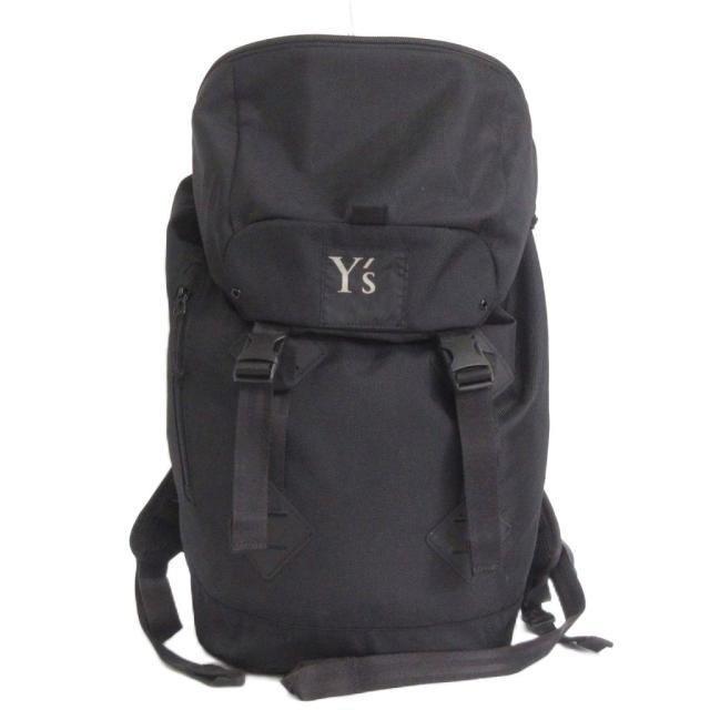 【中古】ワイズ Y's × ニューエラ NEW ERA ヨウジヤマモト リュックサック デイパック ロゴ YY-I01-990 黒 鞄