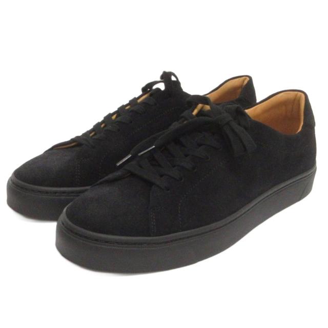【中古】未使用品 TOSS Chester トスチェスター スニーカー ローカット スエード TS-149-1V 黒 ブラック 7 メンズ