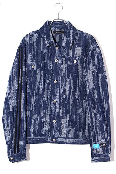 【中古】23AW lucien pellat-finet x D/HILL ディーヒル PARIS HILL DENIM JACKET デニムジャケット BLUE /● メンズ