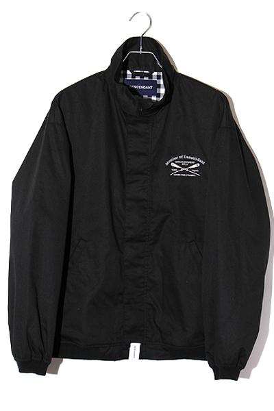 【中古】23SS DESCENDANT SIZE:2 SKIPPER TWILL JACKET ジャケット BLACK ブラック 231WVDS-JKM01 /● メンズ