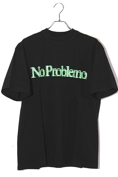 【中古】XL 未使用品 2025SS No Problemo ノープレブレモ DIGI PROBLEMO SS TEE プリント 半袖Tシャツ BLACK ブラック