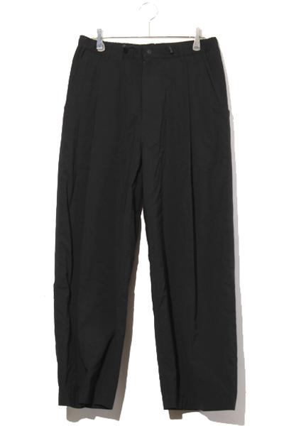 【中古】PASTOR NOVA パストル ノヴァ Bottom/1/Wool サイドライン ジップ ジョガーパンツ 1 BLACK ブラック