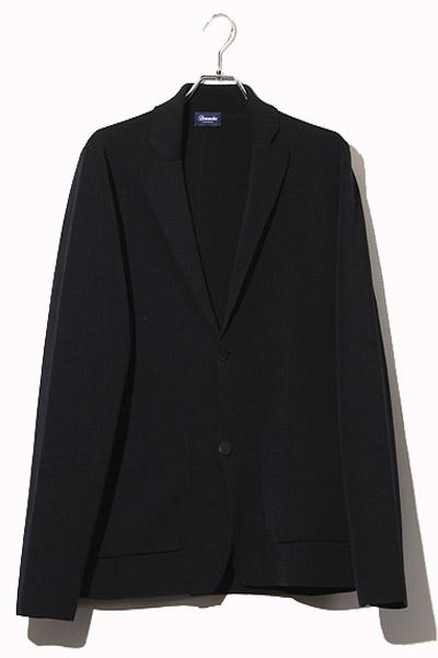 【中古】DRUMOHRドルモワ ミラノリブ テーラード ジャケット 46 Navy ネイビー/◆ メンズ