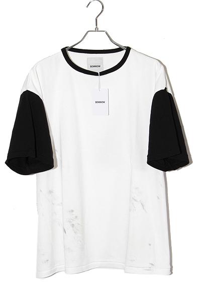 【中古】XL 未使用品 2025SS BOW WOW バウワウ RIBBED SS CS SOLID AGING クルーネック 半袖 Tシャツ カットソー