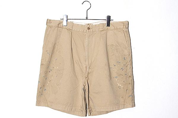 【中古】XL 未使用品 BOW WOW US ARMY KHAKI SHORTS USアーミー カーキ ショーツ 短パン XL