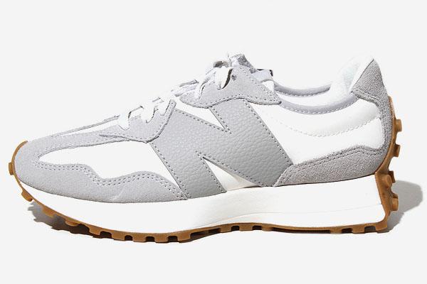 【中古】24.5cm 未使用品 NEW BALANCE ニューバランス スニーカー US7.5 GRAY グレー WS327NKC /◆☆ レディース