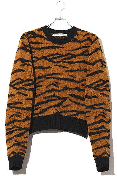 【中古】2019AW JOHN LAWRENCE SULLIVAN ジョンローレンスサリバン TIGER KNIT タイガーニットセーター M