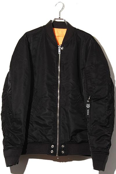【中古】DIESEL ディーゼル リバーシブル フライトジャケット M BLACK ブラック 00SAS1-ROSS-REV-0EAZA /◆ メンズ