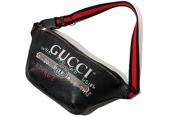 【中古】17AW GUCCI × Coco Capitan グッチ ココ・キャピタン ミケーレ期 GG シェリーライン ボディバッグ