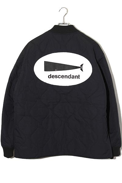 【中古】未使用品 2025AW DESCENDANT ディセンダント BURNS PADDING JACKET 3 BLACK ブラック 252TQDS-JKM04