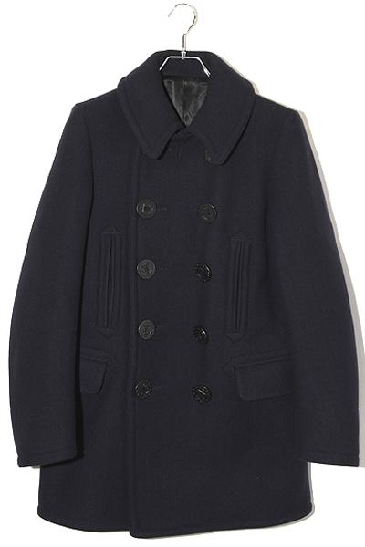 【中古】Rags Mcgregor ラグスマックレガー 10 BUTTONS PEA COAT 10ボタン ウール Pコート S NAVY ネイビー 211126602