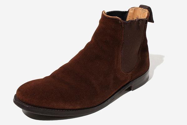 【中古】25.5cm Lloyd Footwear ロイド フットウェア スエード サイドゴアブーツ 7 BROWN ブラウン /◆ メンズ