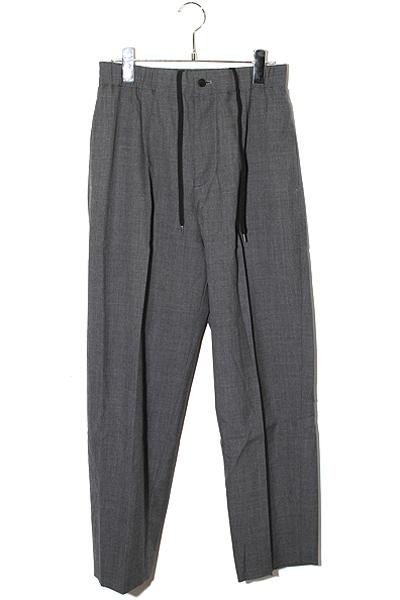 【中古】ATON エイトン WOOL TROPICAL TAPERED EASY PANTS スラックス 2 PRAGGM0700