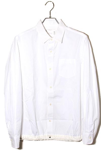 【中古】2025AW sacai サカイ Cotton Poplin Shirt コットンポプリンシャツ 長袖シャツ 1 WHITE ホワイト SCM-241