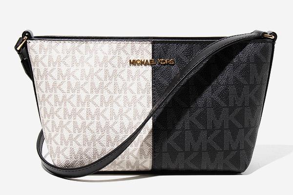 【中古】MICHAEL KORS マイケルコース JET SET ジェットセット ツートーン クロスボディショルダー バッグ 35F4GTVC1V