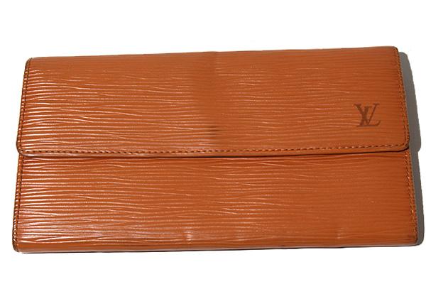 【中古】LOUIS VUITTON エピ ポシェット ポルトモネクレディ 長財布 ロングウォレット ケニアブラウン/◆