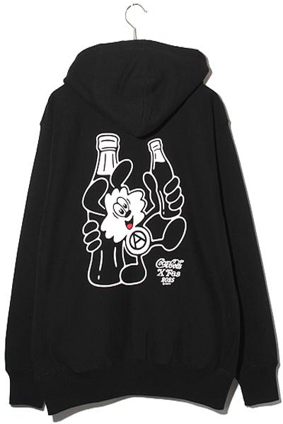 【中古】Coca-Cola X Fes 2025 2025 VERDY VICK  ヴェルディ Zip up Hooded Parka ジップアップ パーカー L
