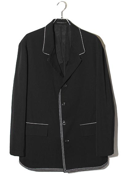 【中古】03SS Y's for men YOHJI YAMAMOTO ワイズフォーメン テーラードジャケット 3 BLACK ブラック MQ-J25-180