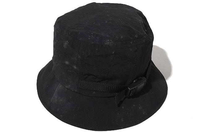 【中古】2024SS Prasthana down brim bucket hat #18  00(FREE) 籠染BLACK P-1805002 /● メンズ