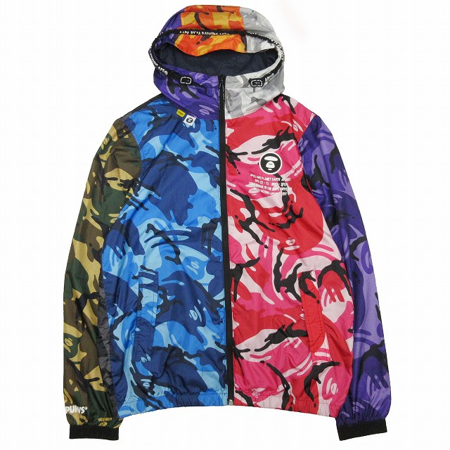 【中古】22SS アベイシングエイプ A BATHING APE AAPE MIX CAMO PANEL JACKET ミックス カモ パネル ジャケットの通販はau PAY マーケット ...
