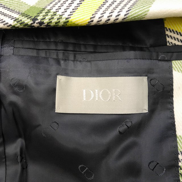 中古】未使用品 22aw ディオールオム DIOR バイアスチェック